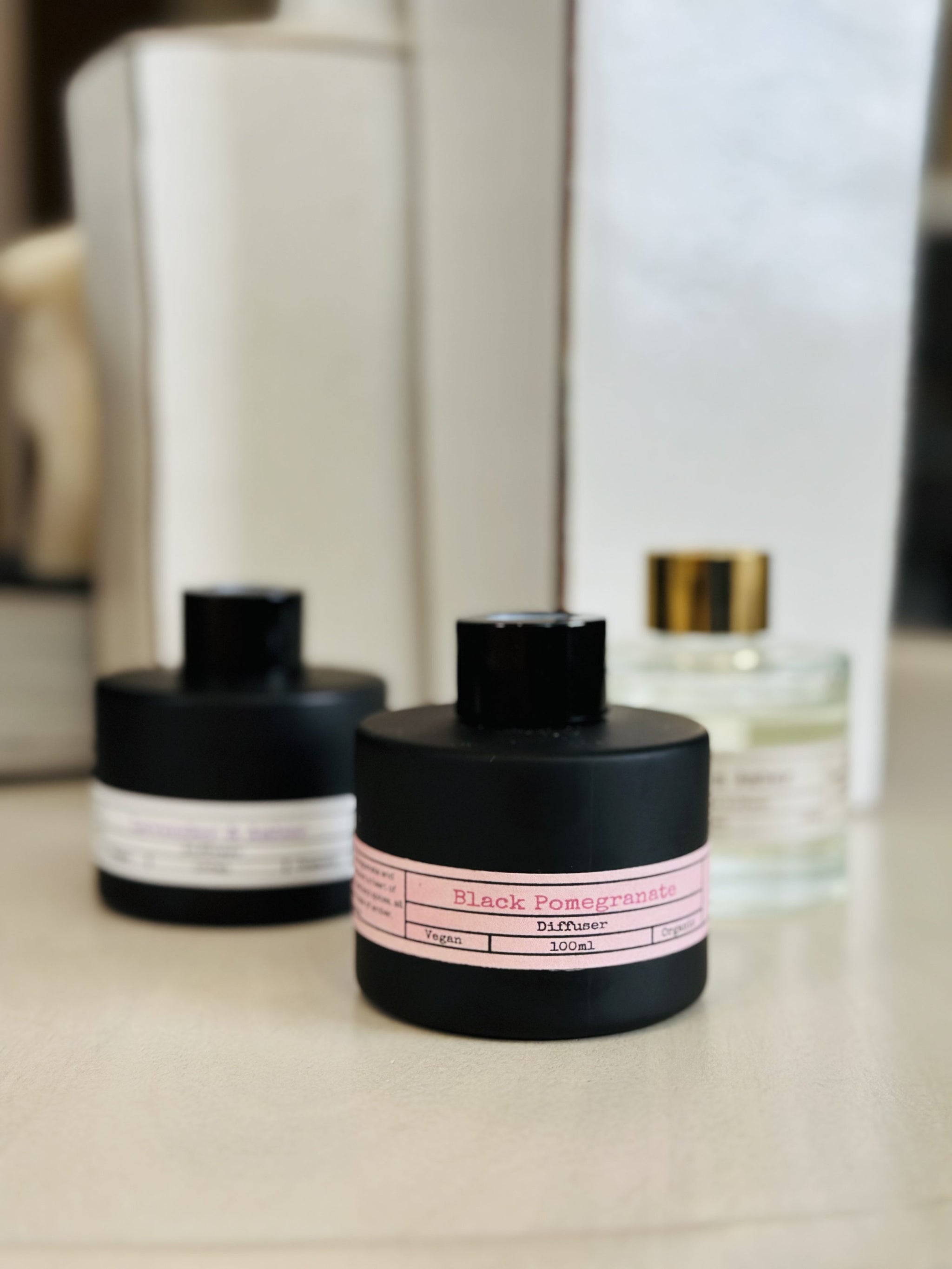 Matte Black Glass Reed Diffuser - So Fabulous - Tom Ford Dupe